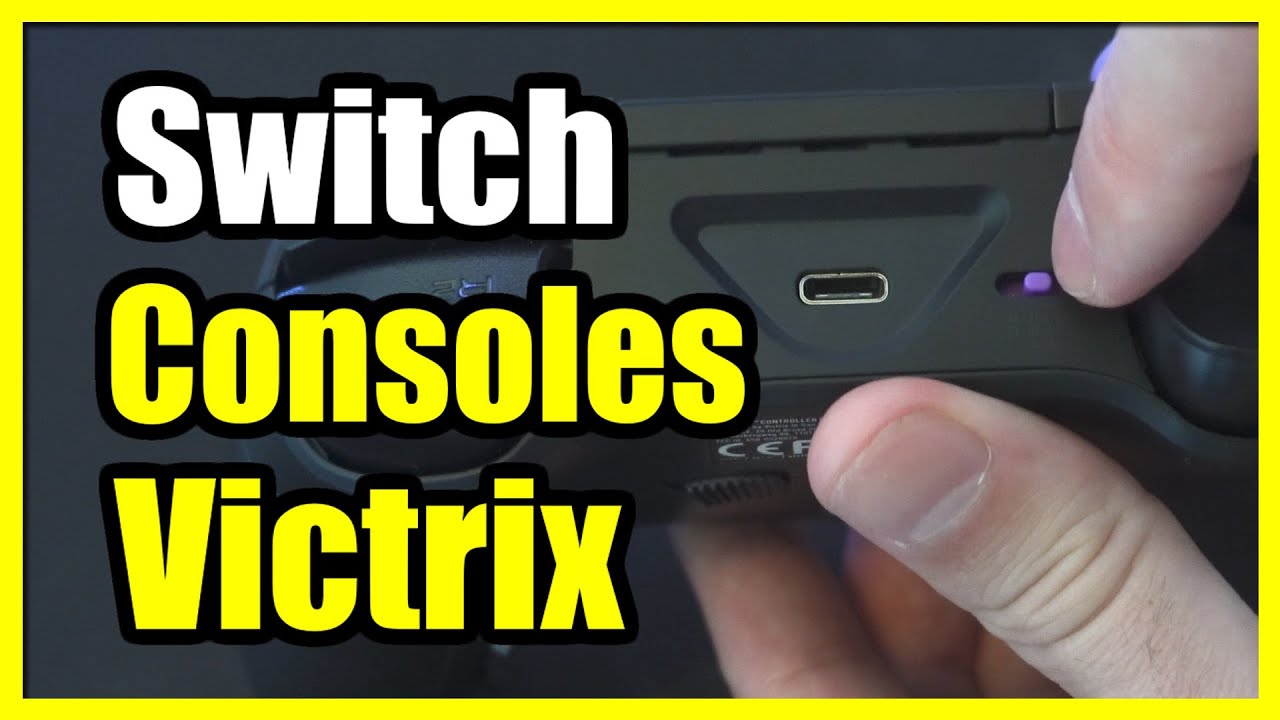 How to Switch Between PS4, PS5, PC or XBOX on Victrix Pro BFG ...