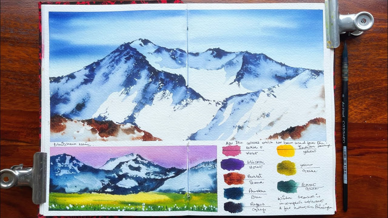 Design a sketchbook page with me - An introduction to Sketchbook Layout ...