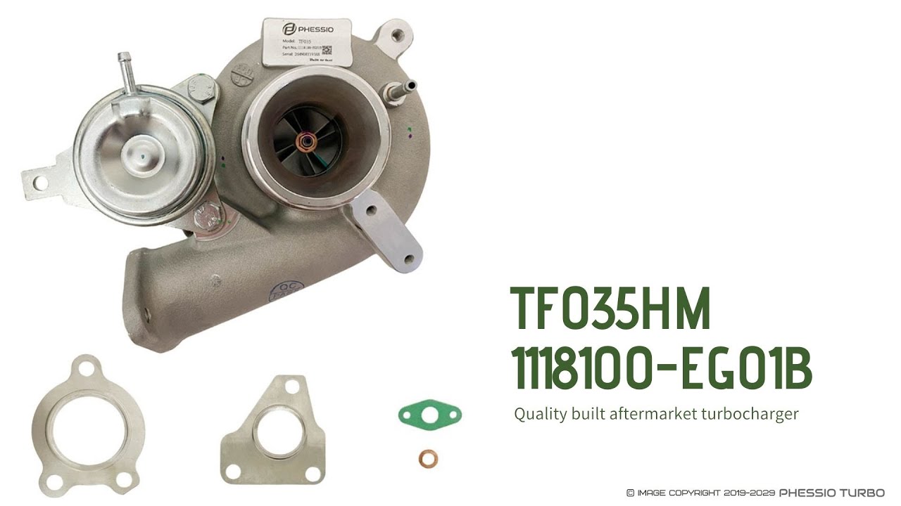 1118100-EG01B Turbo TF035HM 49135-07672 For Great Wall Hover Haval H6, Voleex C50 1.5T - YouTube