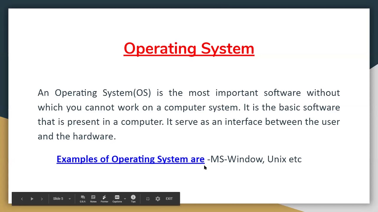 Class 5, Computer, Chapter 2, Part 1, (Topic-Software and its types ...
