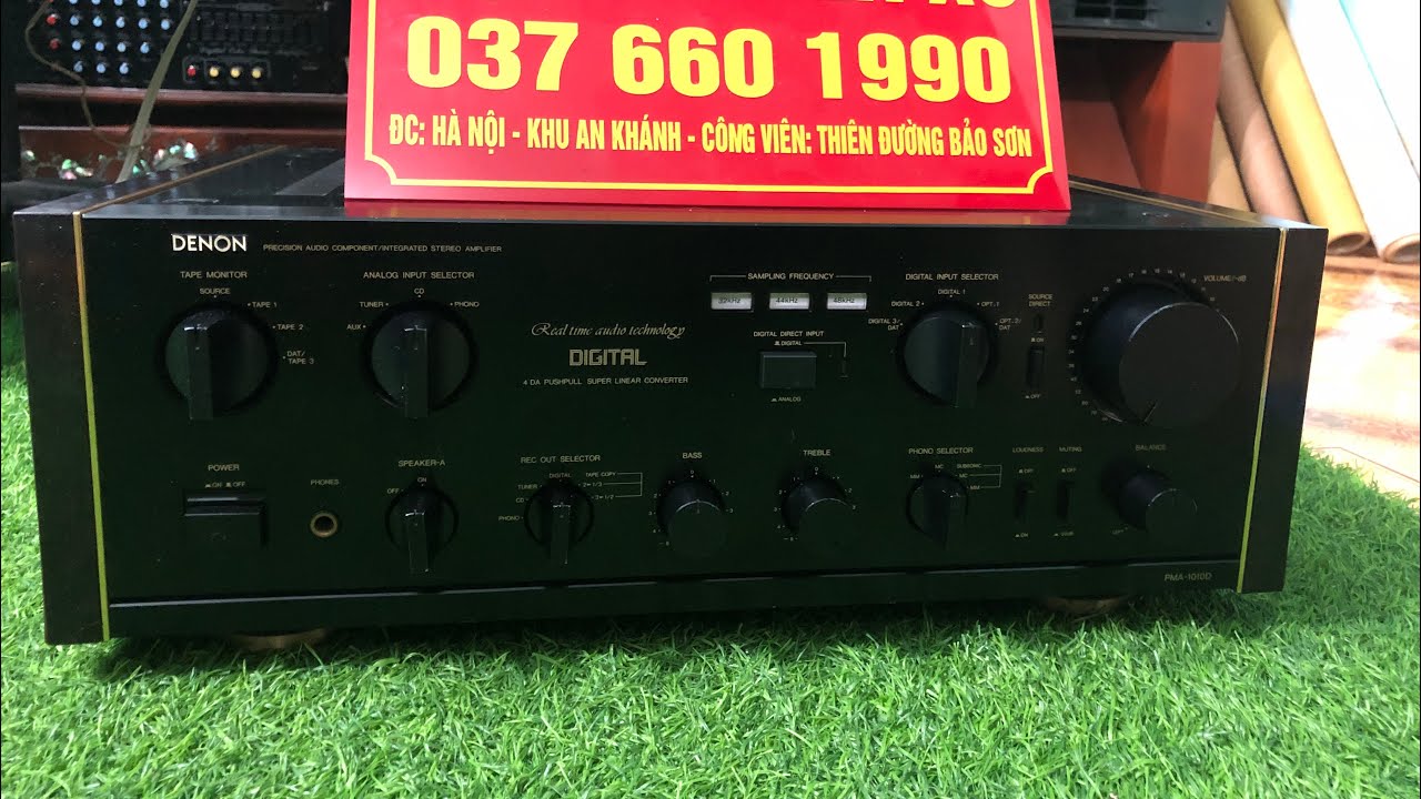 28/12/2018. Amply Denon PMA - 1010. ( 323 wat ) Tích Hợp Giải Mã ...