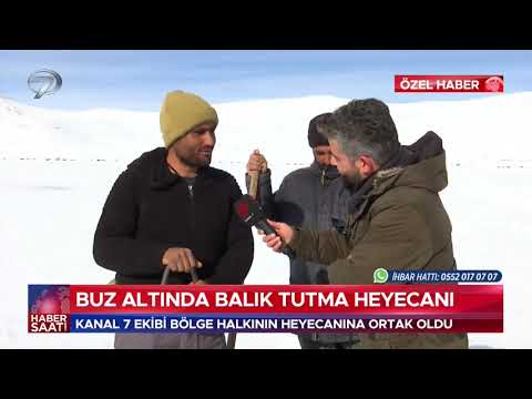 Buz Altında Balık Tutma Heyecanı