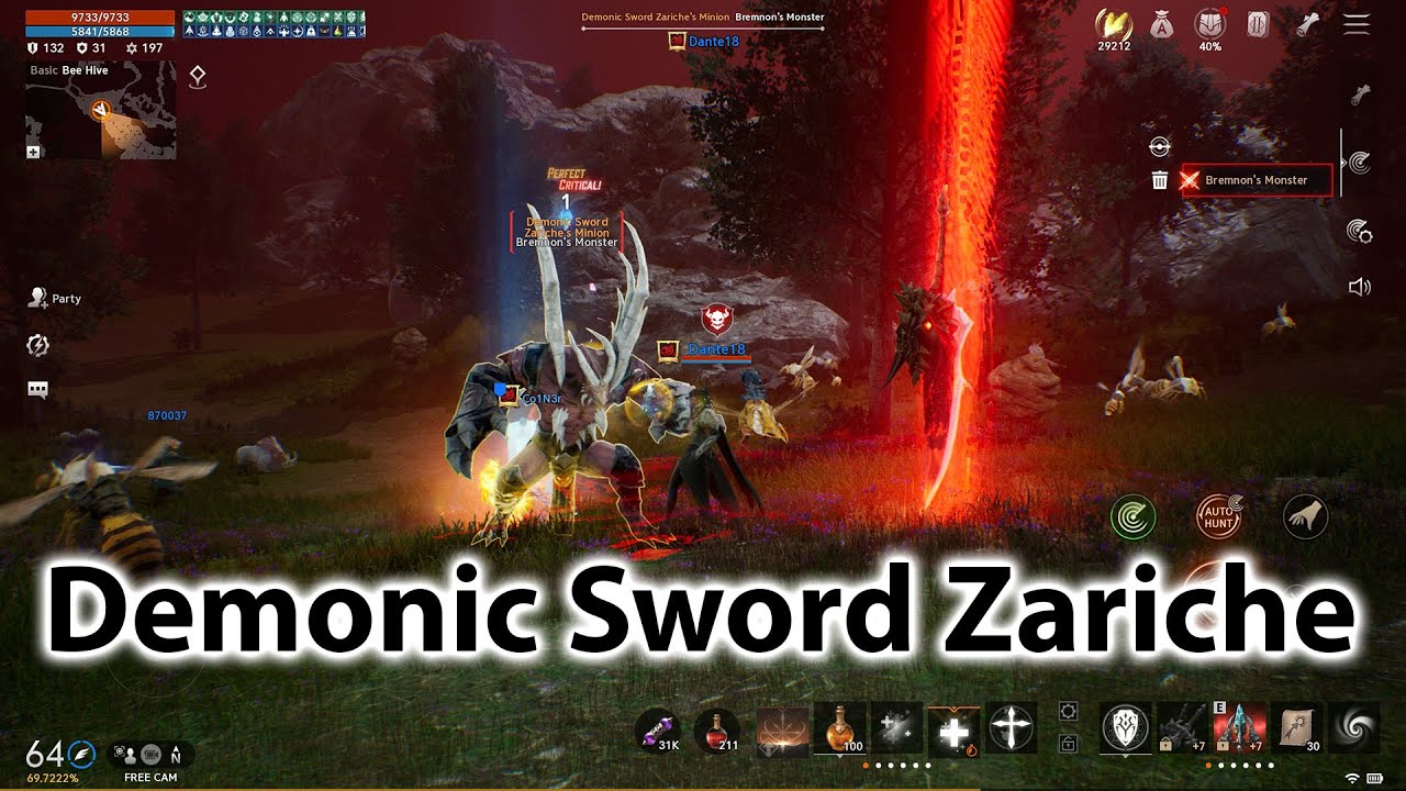 [Lineage 2M] Demonic Sword Zariche - YouTube