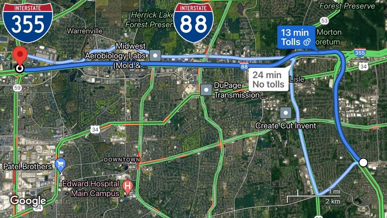 Road Trip - I-355 North to I-88 West - YouTube