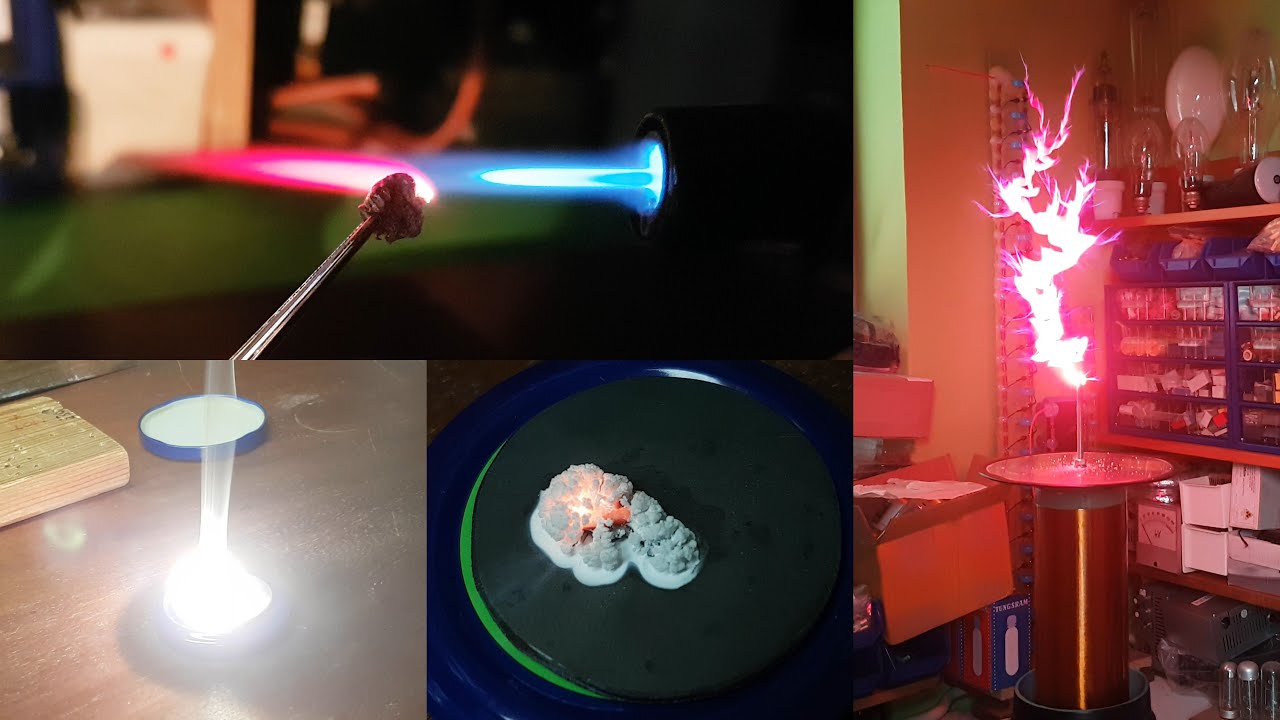 Experiments with Lithium metal - water, burning and the Tesla coil ...