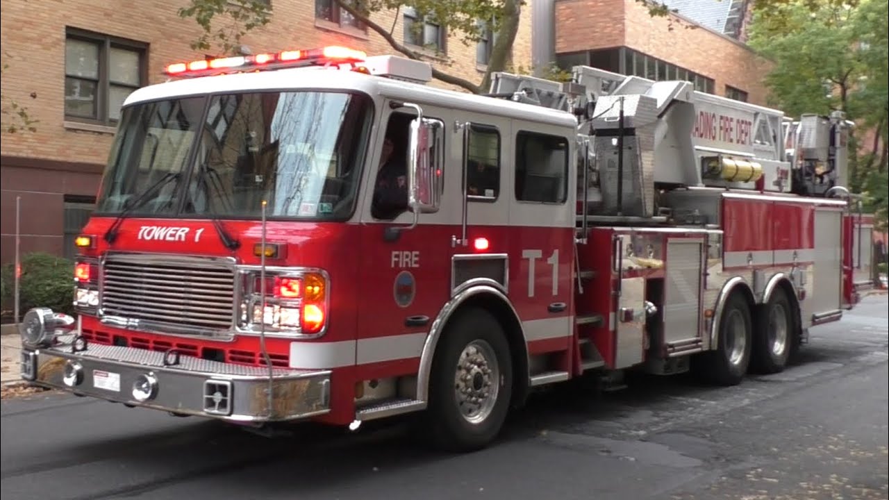 Reading Fire Department Tower 1, Rescue 1 & Car 7 Responding 10/31/20 ...