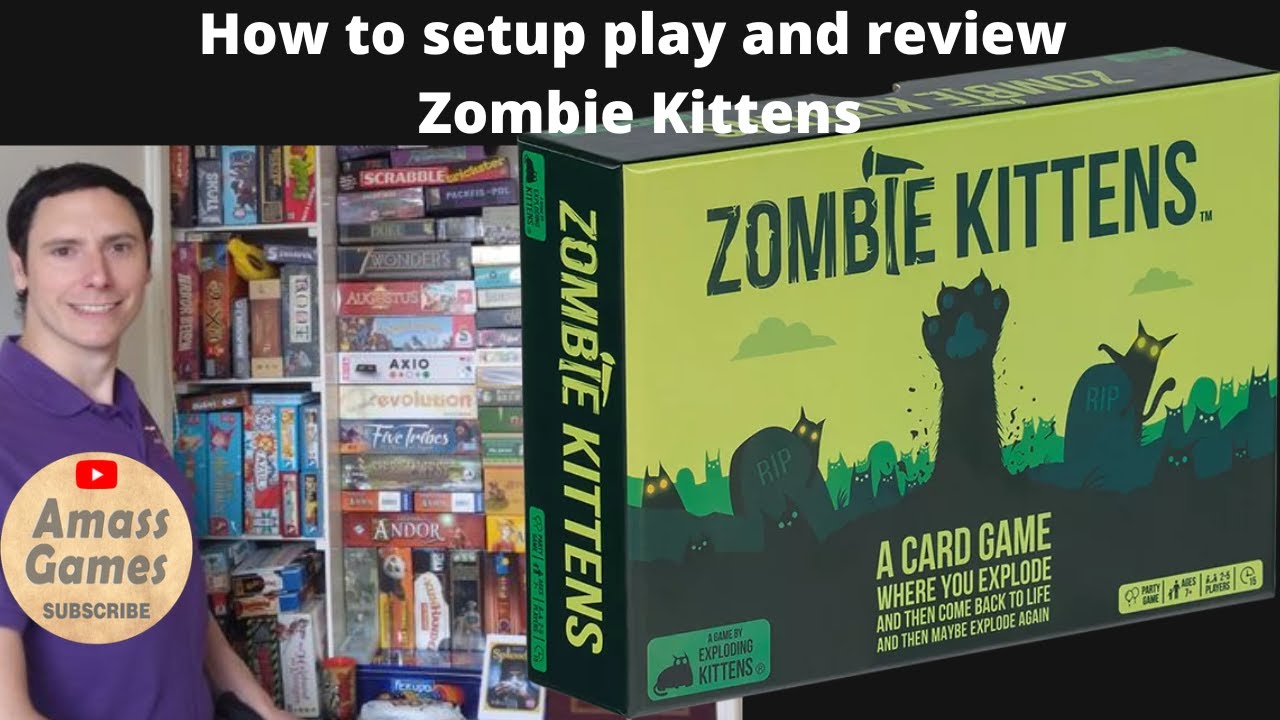 Zombie Kittens party card game - how to setup play and review ...