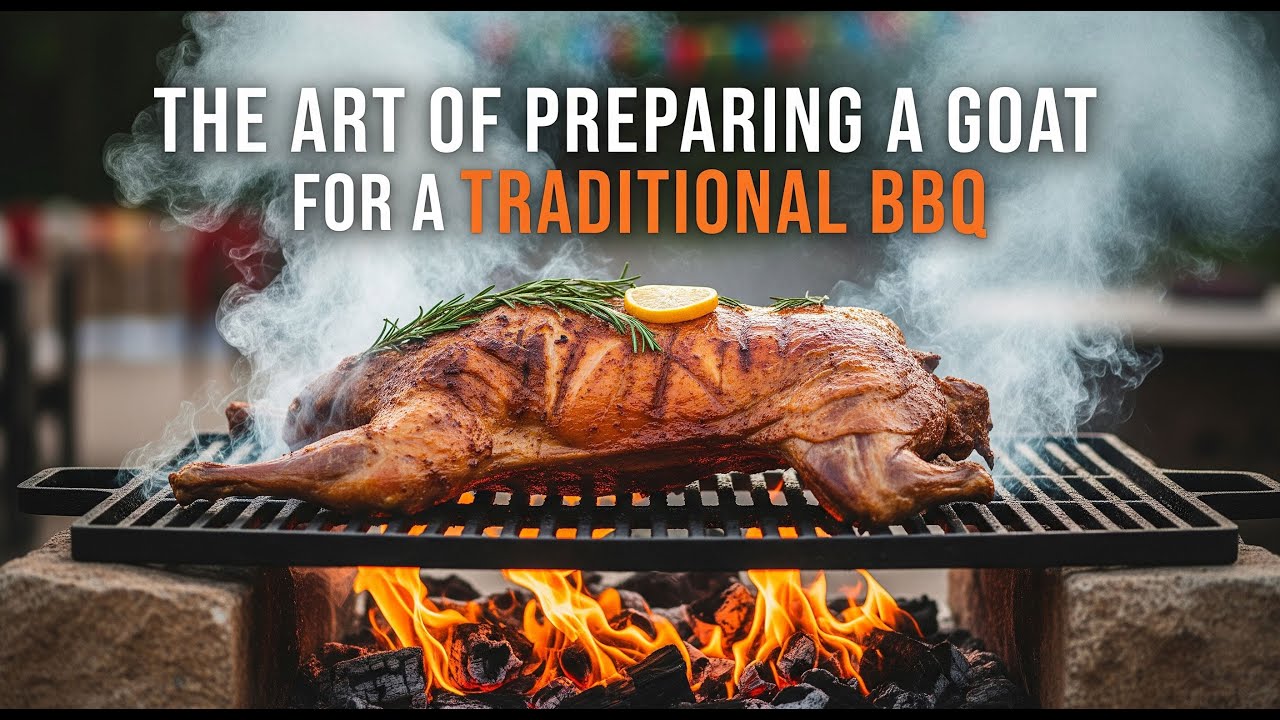 The Art of Preparing a Goat for a Traditional BBQ - YouTube