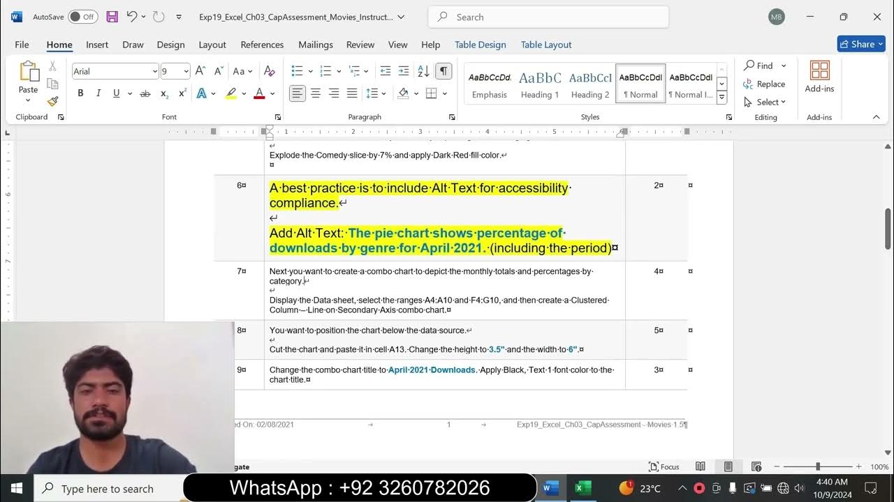 Exp19_Excel_Ch03_CapAssessment_Movies | exp19 excel Ch03 CapAssessment Movies | excel Ch03 ...