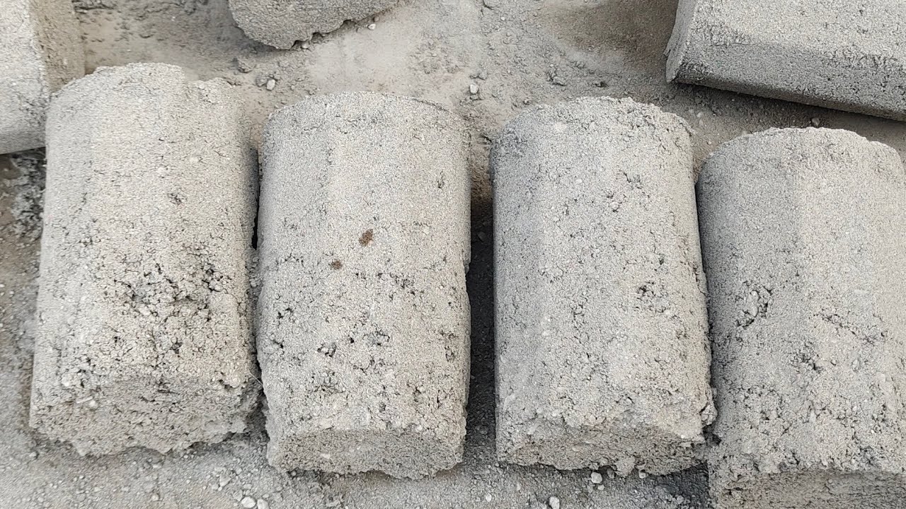 gritty reused cement and dry crumbling is a perfect combo 🤤🤤 - YouTube