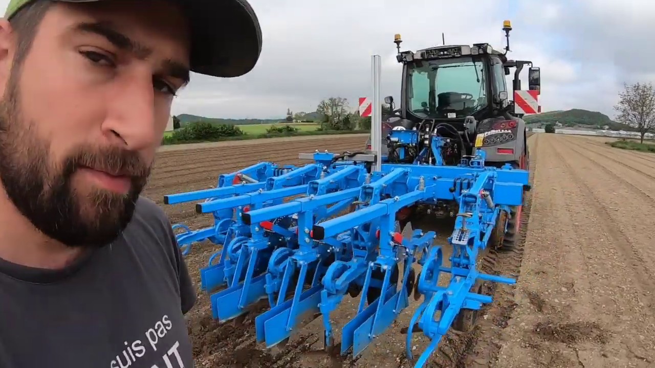 Présentation et utilisation de la nouvelle bineuse a guidage caméra ...