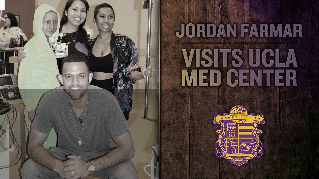 Lakers Guard Jordan Farmar Visits Kids With Cancer At UCLA Medical ...