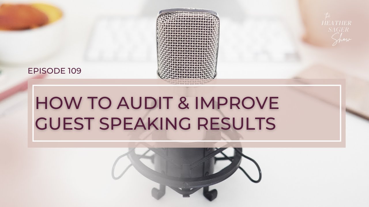 How to Audit & Improve Guest Speaking Results - YouTube