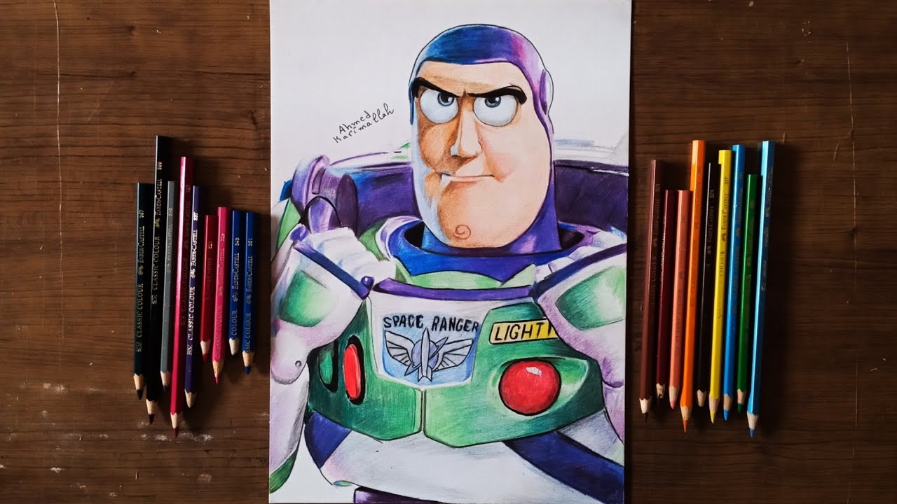 Buzz Lightyear Pencil Drawings