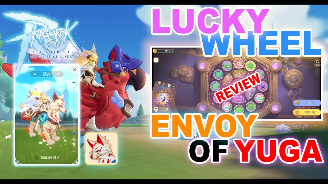 Ragnarok M Eternal Love - Lucky Wheel Event Review Envoy of Yuga - YouTube