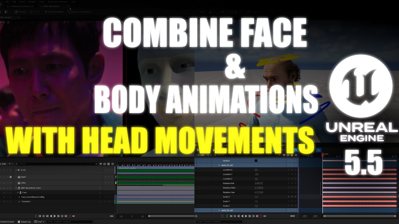 Unreal Engine 5.5 Metahuman Animator: Combining Facial & Body ...