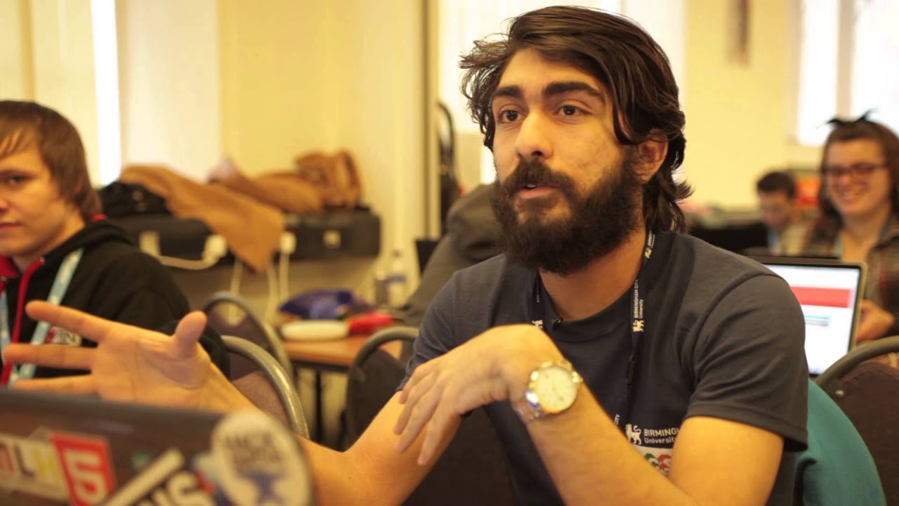 Pandelis talks about OpenTeach.co at AstonHack - YouTube