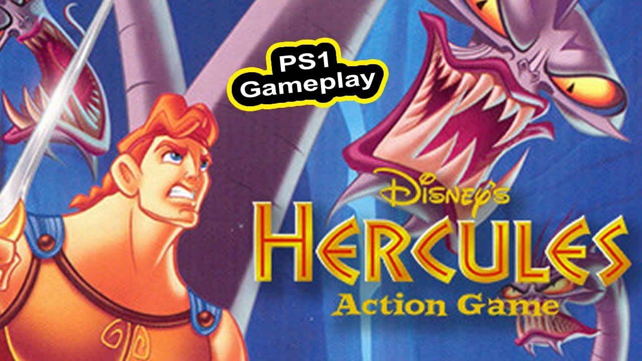 DISNEY'S HERCULES action game - PS1 - Gameplay - YouTube