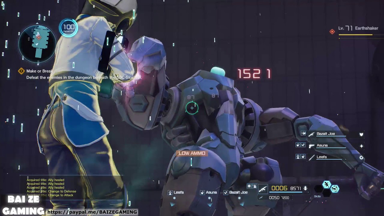 Sword Art Online Fatal Bullet 45 Make or Break Mission! SBC Glocken ...