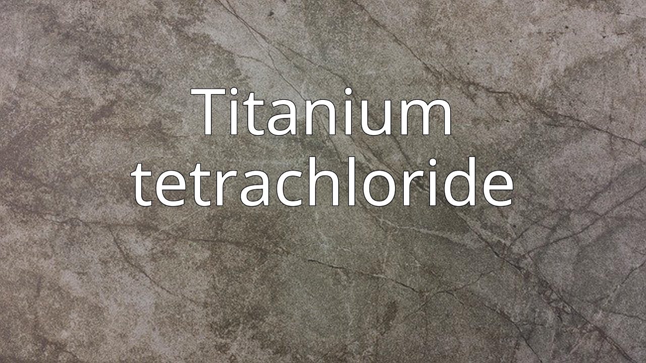 Titanium tetrachloride - YouTube