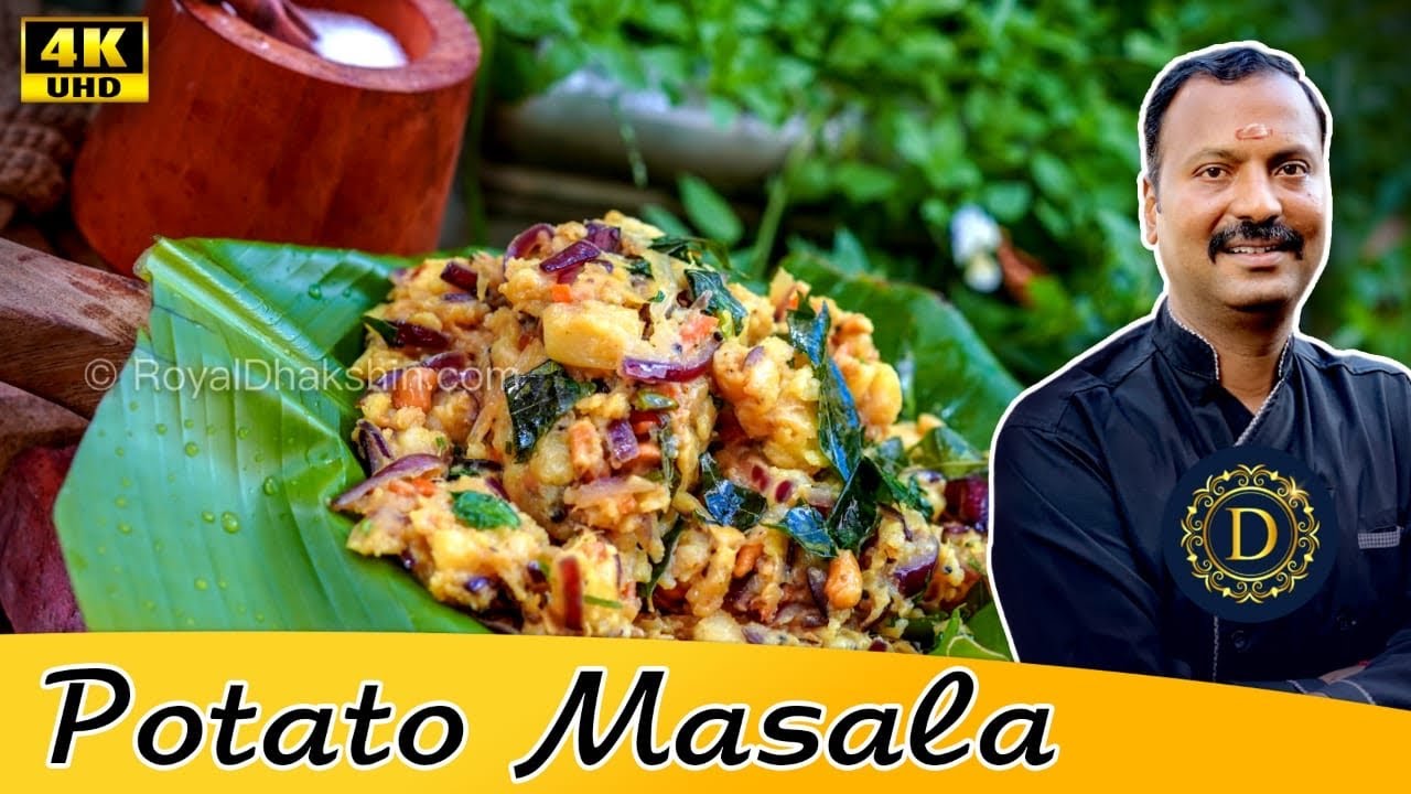 Potato Masala/potato palya/Aloo subzi/Masala Dosa subzi - YouTube