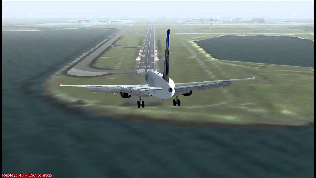 Ed Force One en Aproximacion final en Aeropuerto de Sydney en el Vuelo ...