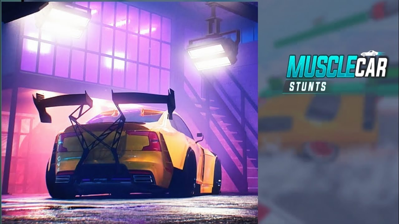 MUSCLE Car STUNTS GAMEPLAY GAMEING VIDEO 2025 - YouTube