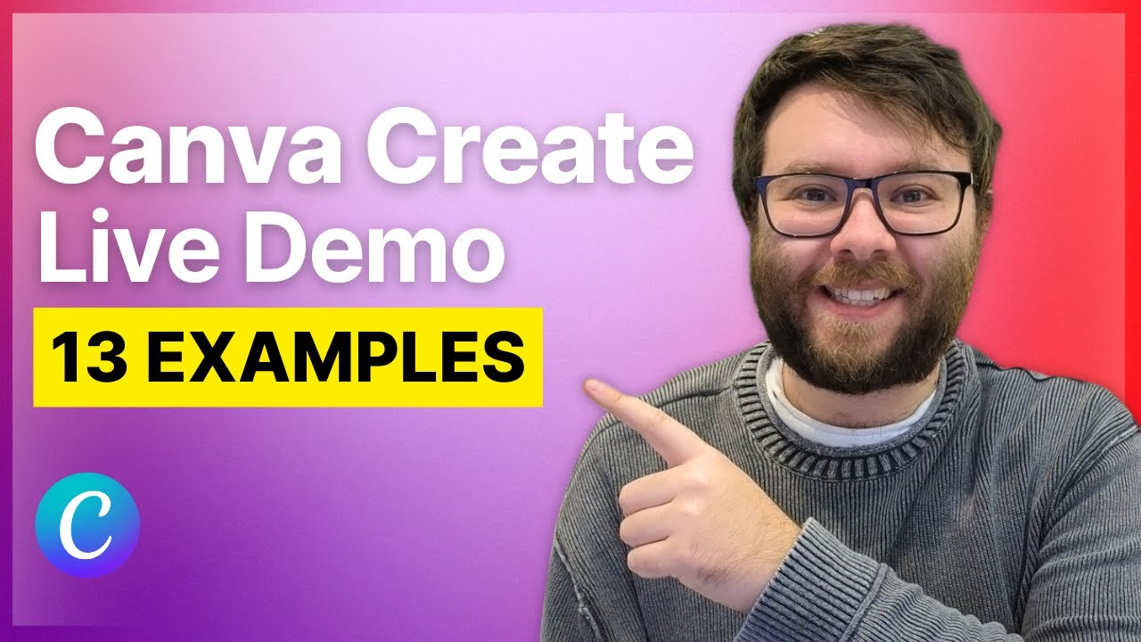 Canva Create: 13 Examples Of Latest Annoucements - YouTube