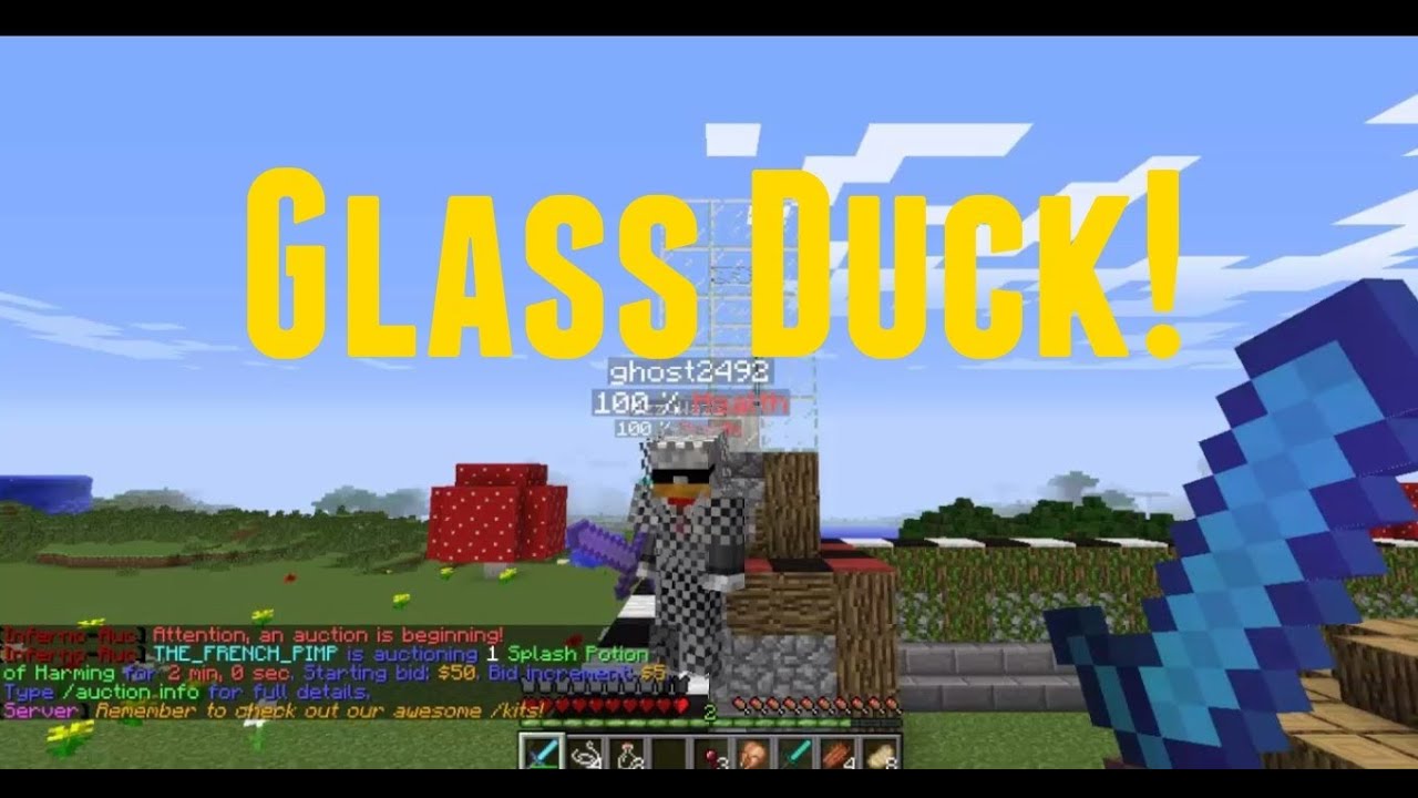 Glass Duck! - Minecraft: Factions, Episode 13 - YouTube