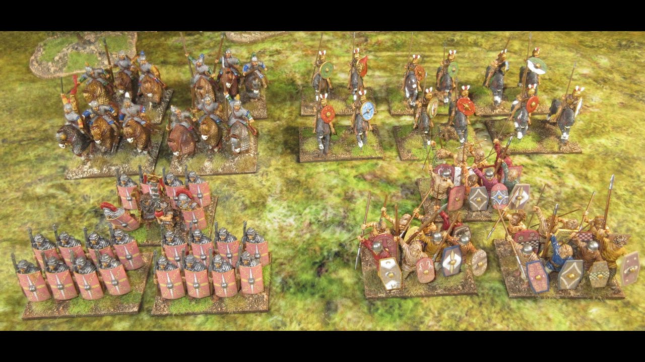 #844 Roman Germanic & Goth Infantry & cavalry completed this past week ...