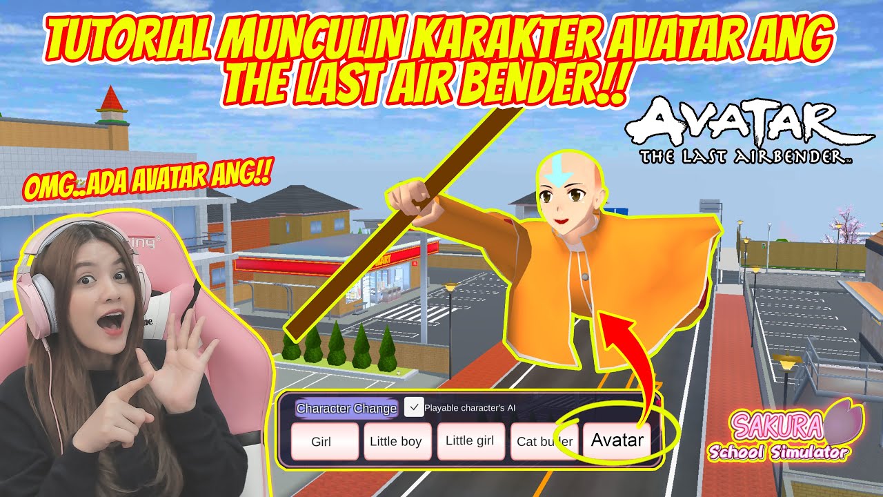 TUTORIAL MUNCULIN KARAKTER BARU AVATAR ANG DI SAKURA?? BENERAN?? SAKURA ...