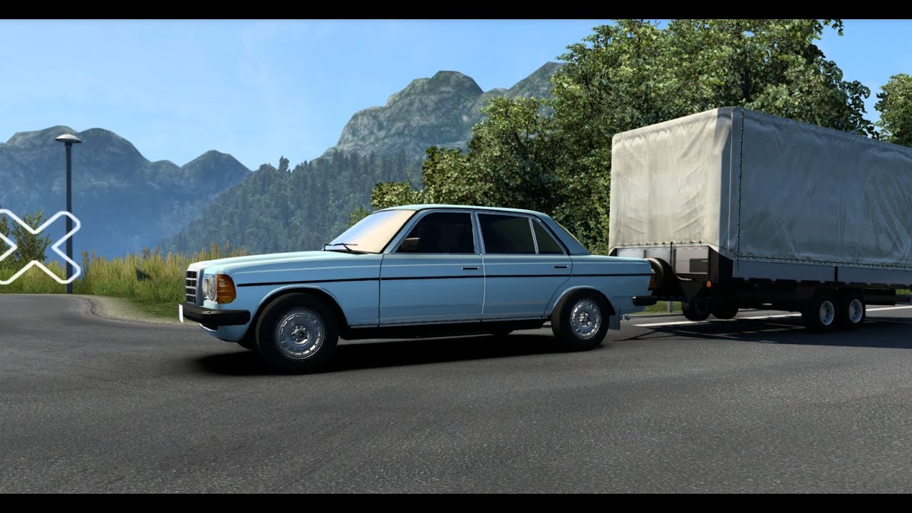 Euro Truck Simulator 2 - Mercedes-Benz W123 - YouTube
