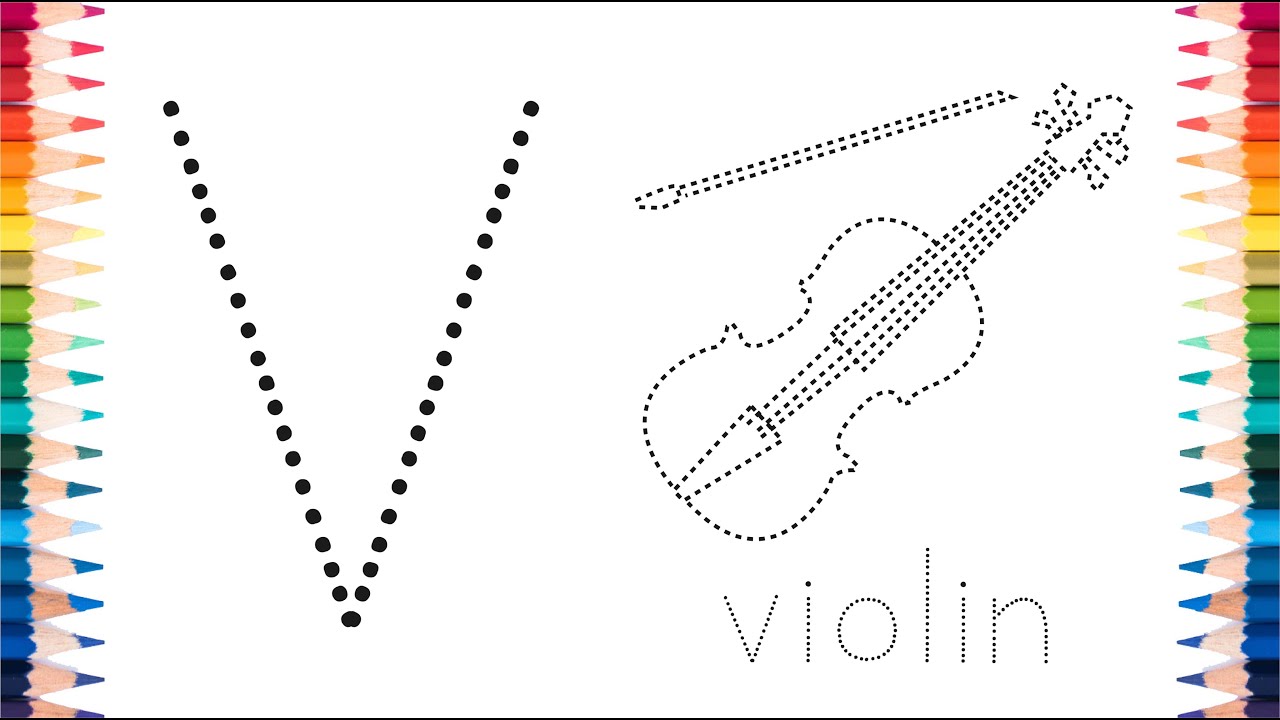 알파벳 Vwx 점선 따라 쓰고 그림 그리고 색칠하면서 영어 단어를 배우기 Learn Alphabet Vwx Words With Drawing And