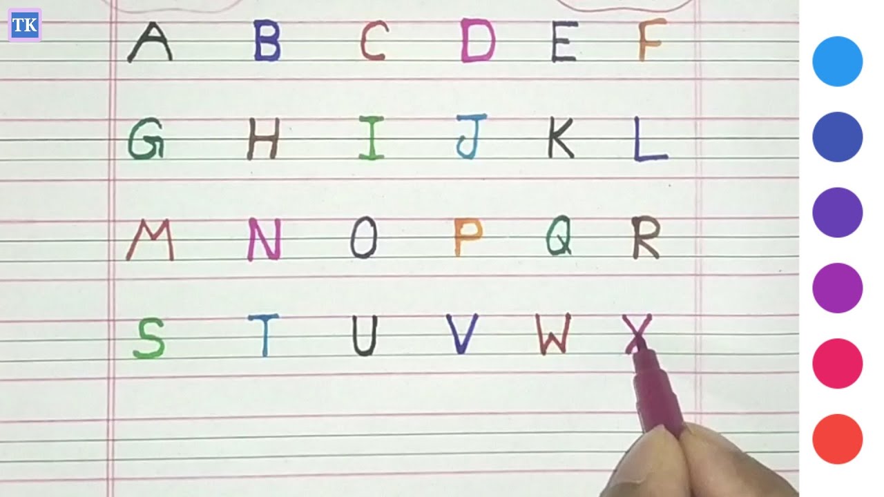 Abc Likhna Sikhiye Abcd Writing In Four Line Note Book How To Write Abc Likhna Sikhiye Abcd Writing In Four Line Note Book How To Write