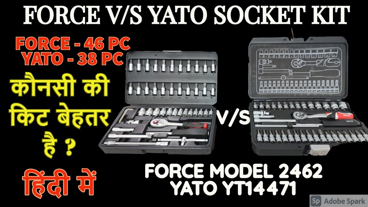FORCE SOCKET KIT | YATO KIT | RACHET | POWERTOOLS DEALER | WHOLESALER ...