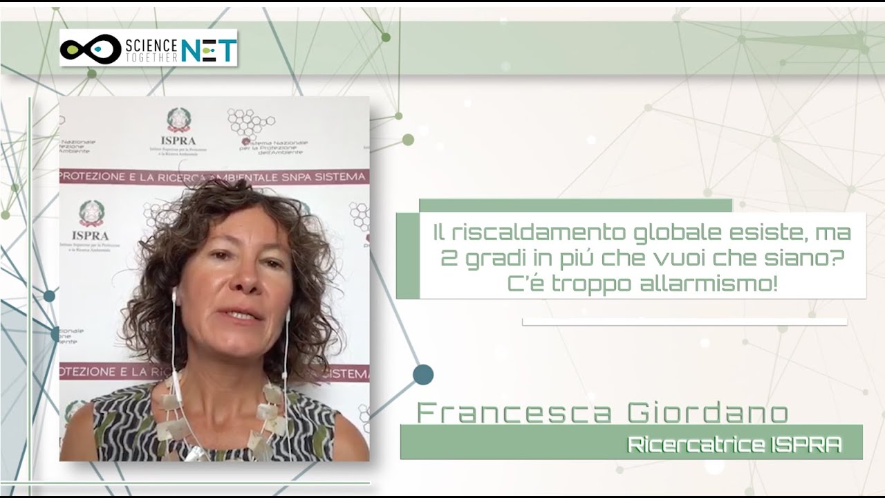 Fake news e cambiamenti climatici - Francesca Giordano (ISPRA) - YouTube