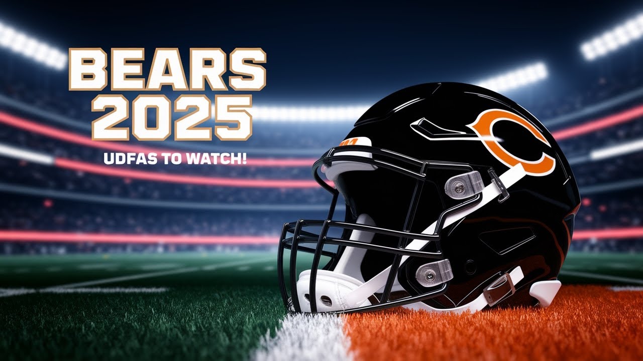 Chicago Bears 2025 UDFAs to Watch! - YouTube
