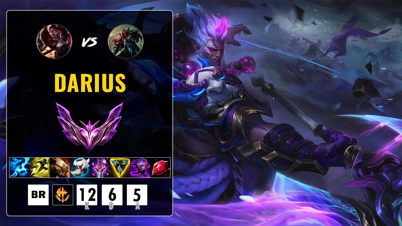 Darius vs Zed: ⚔️ La Build que Convierte a Darius en un Monstruo en la ...