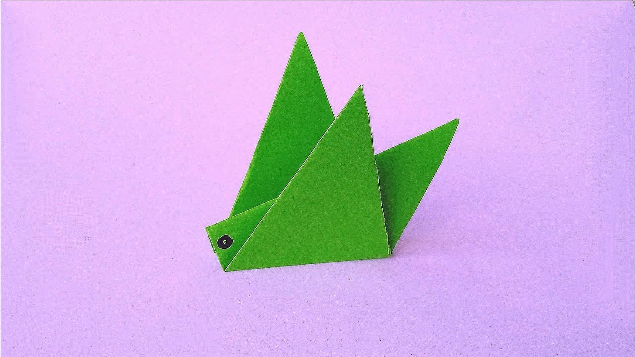 Kreasi Origami Belalang | Easy Origami Grasshopper | Paper Craft - YouTube