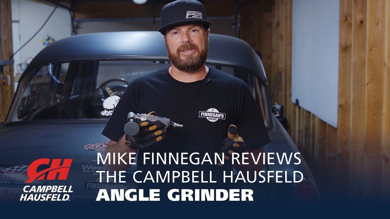 Mike Finnegan Reviews the Campbell Hausfeld Angle Grinder - YouTube
