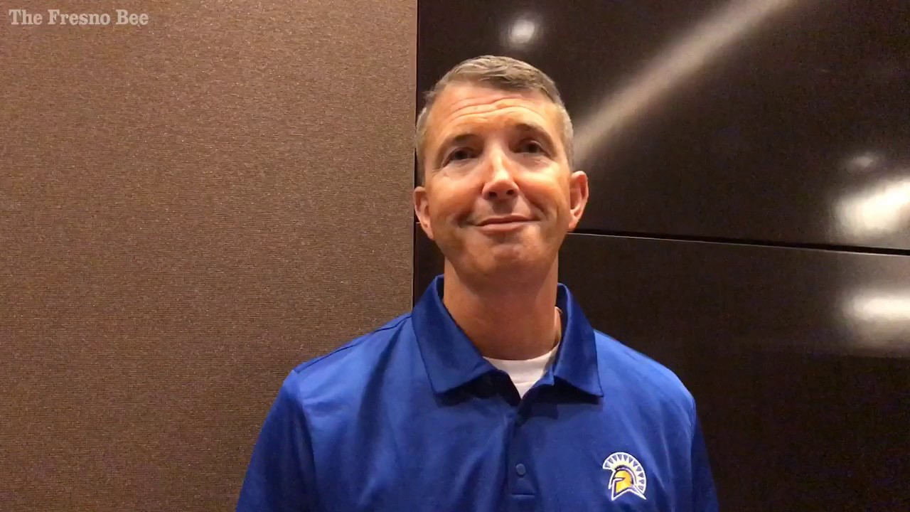 San Jose State coach Brent Brennan - YouTube