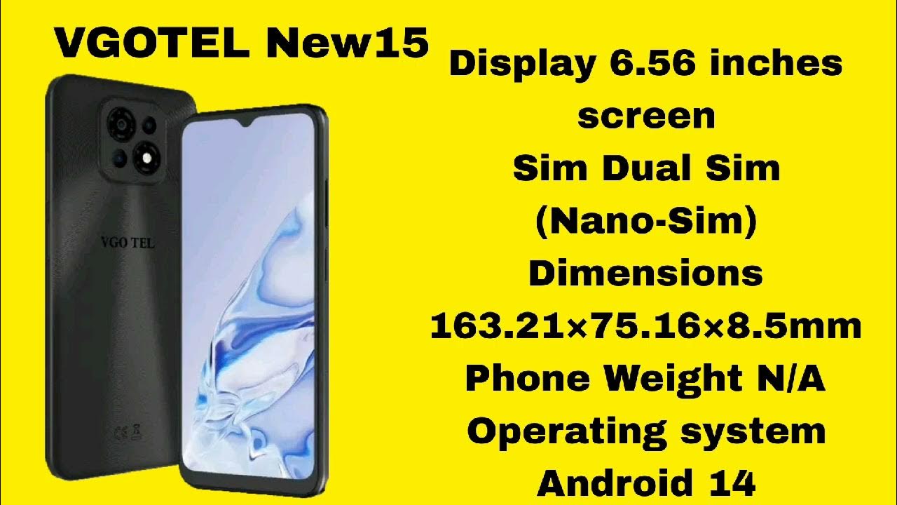 VgoTel New 15 price & VgoTel New 15 specification #vgotel - YouTube