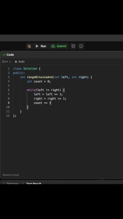 Bitwise And Of Numbers Range Leetcode 201 Shorts Leetcode