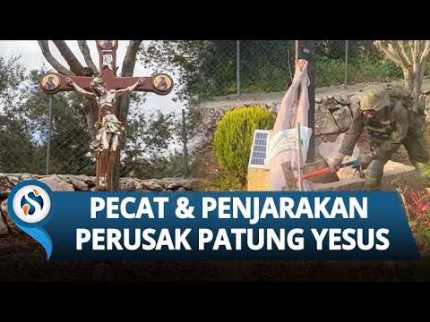 Aksi Barbar Tentara Israel Hancurkan Patung Yesus, Pelaku Dipecat & Dipenjara, Tak Sesuai Perintah