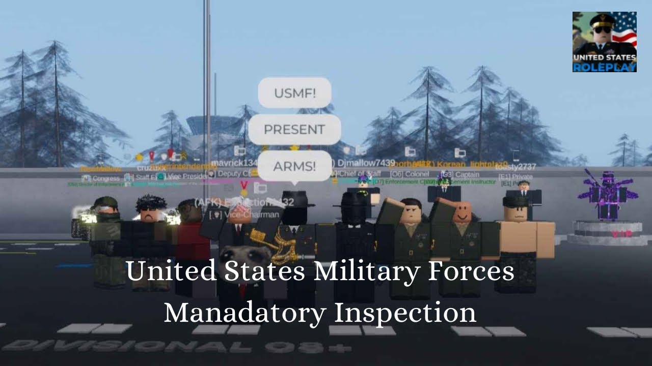United States Military Forces Inspection (roblox military) - YouTube