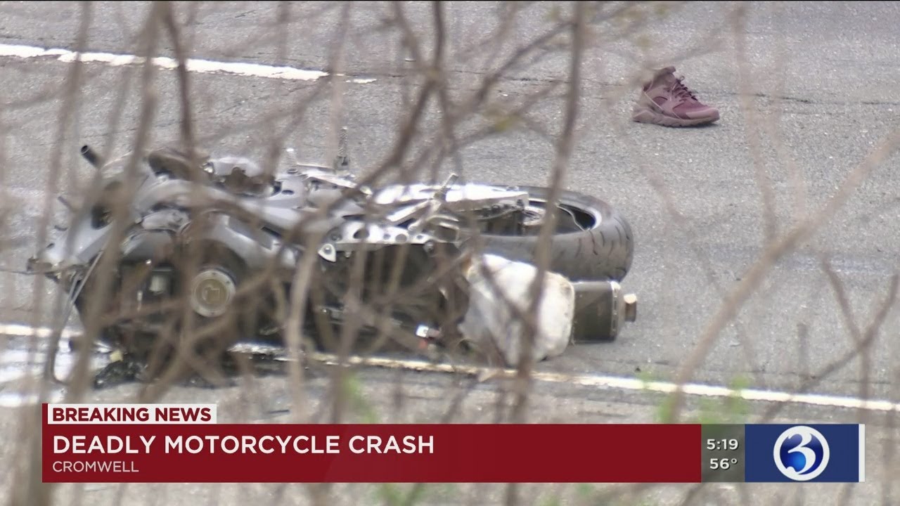 Video Deadly Motorcycle Crash Shuts Down I 91 In Cromwell Youtube