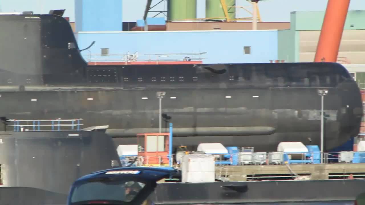 German Type 214 Submarine - YouTube