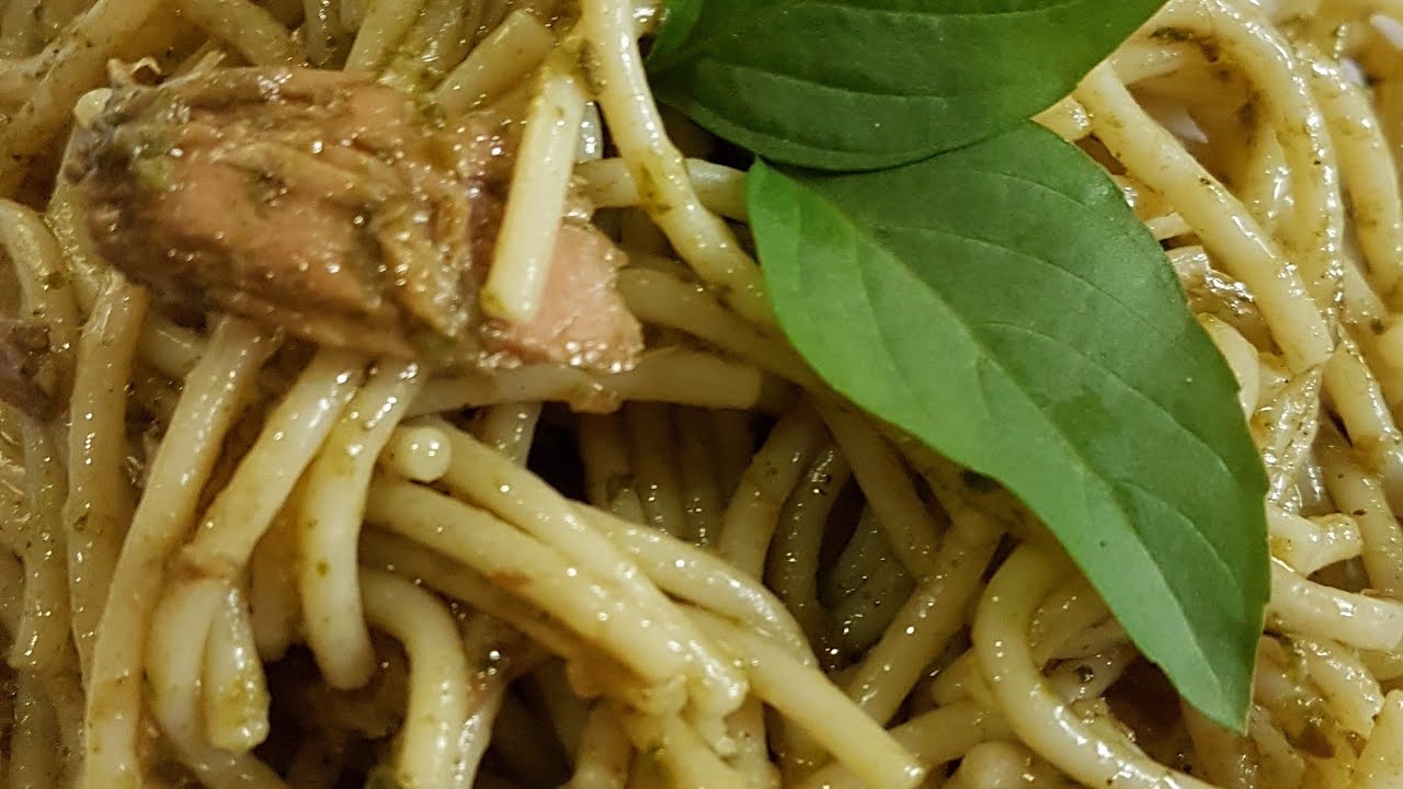 My Version of Basil Pasta - YouTube