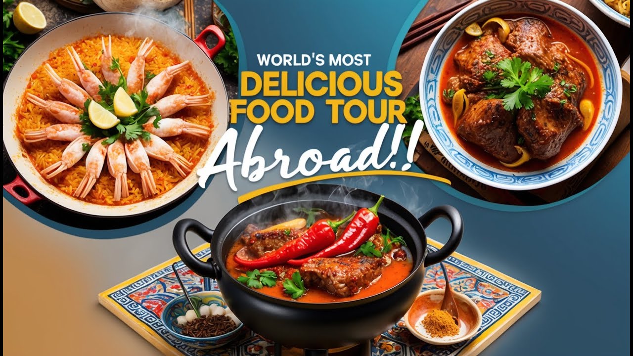 Experience the WORLD'S MOST DELICIOUS Food Tour Abroad! - YouTube