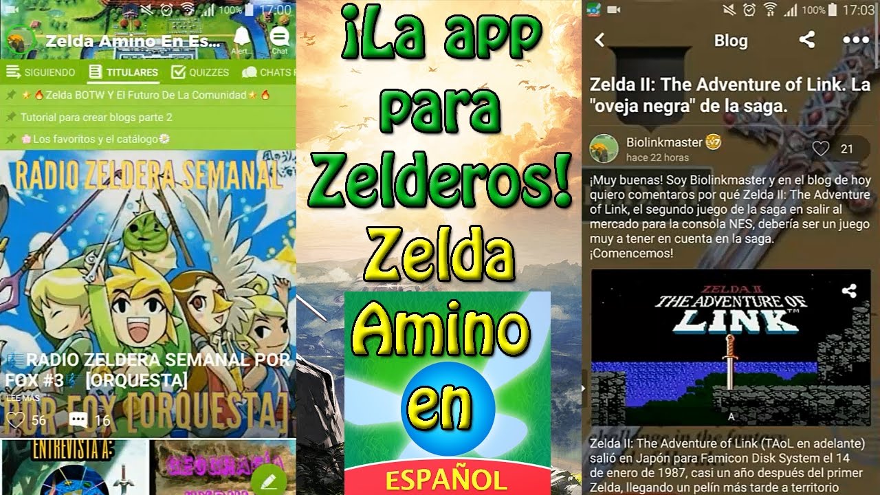 ¡Descubre Zelda Amino en Español! La app para Zelderos - Vídeo ...